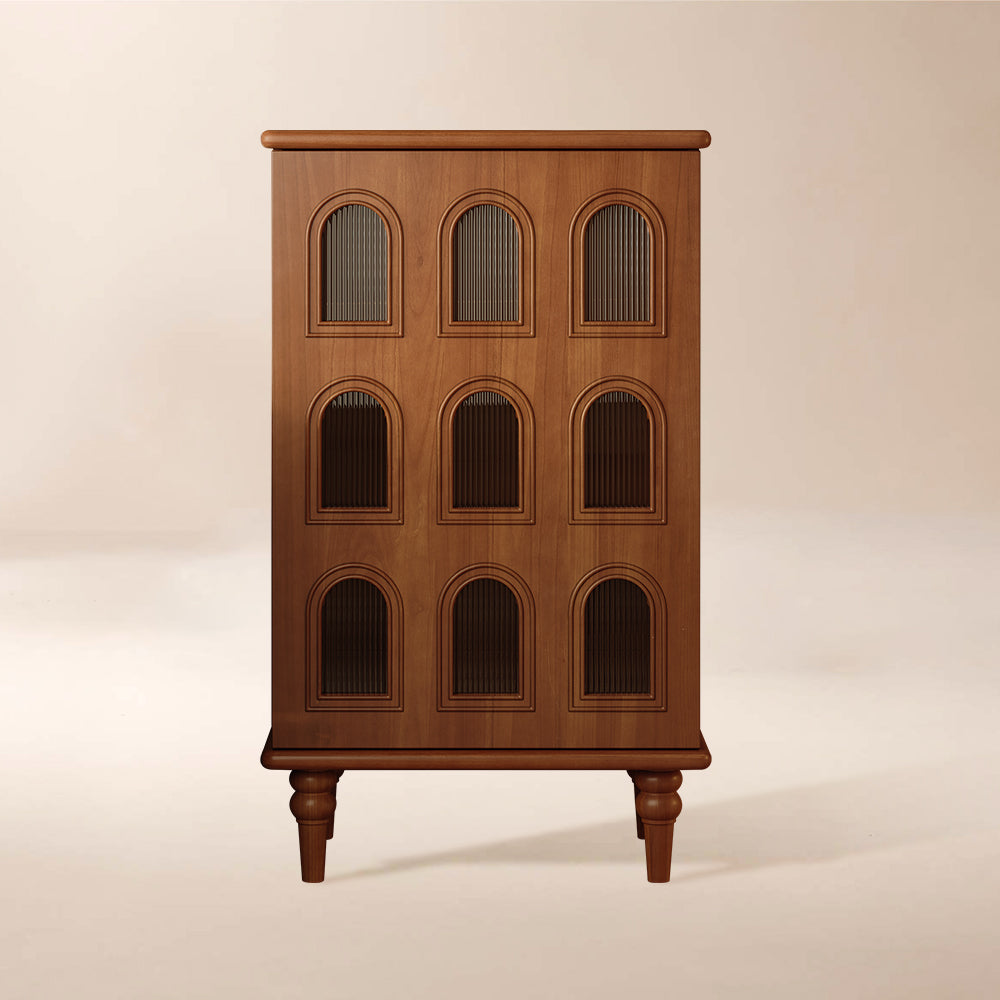 Prenor Mid-Century Modern Accent Cabinet in Natural – LiVNiX